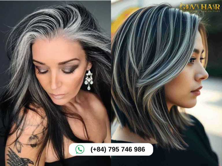 Top 10 Salt and Pepper Hairstyles Trending for Women | Govihair