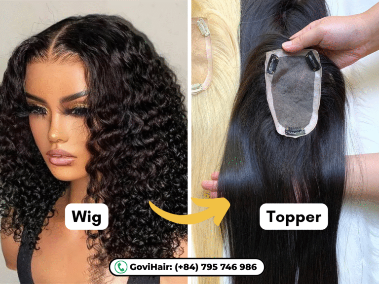 How to Turn Your Curly Wig Into Topper Easily at Home | Govihair