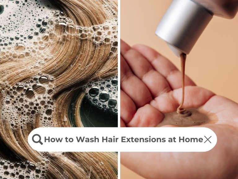 How to Wash Hair Extensions Like a Pro At Home? | Govihair