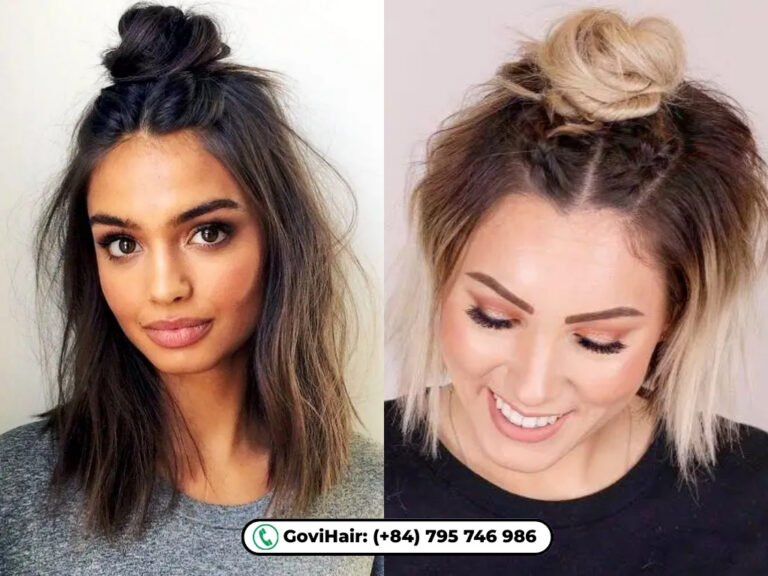 20 Short Hair Bun Styles for an Effortless and Chic | Govihair