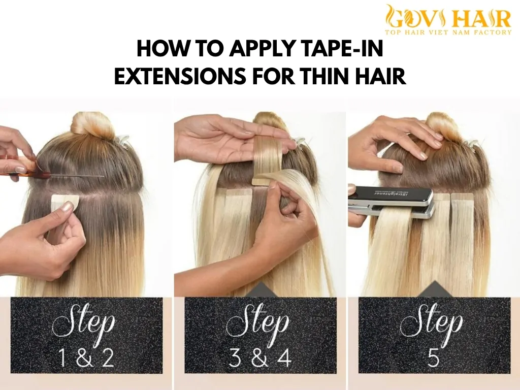 How to Apply Tape in Extensions For Thin Hair: A Complete Guide